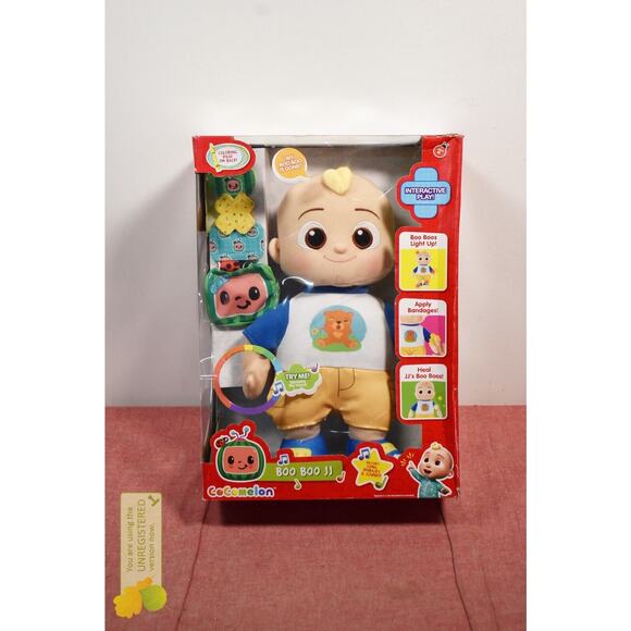 Unbranded | Toys | Cocomelon Boo Boo Jj 2 Interactive Lightup Plush ...